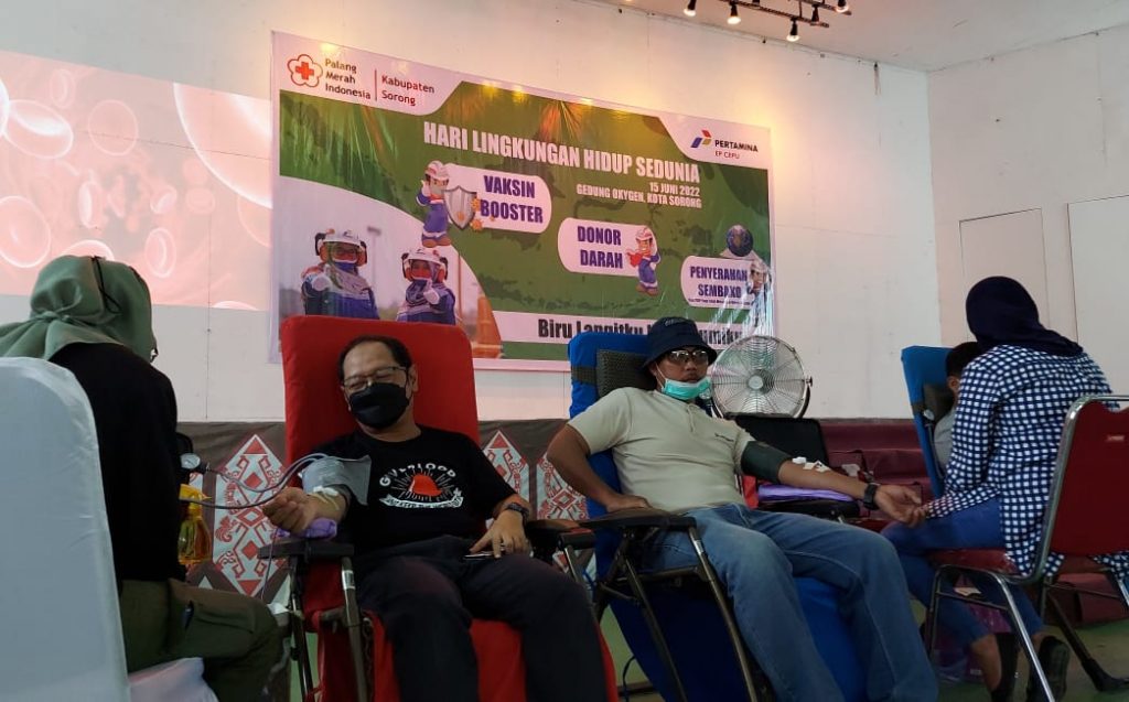 Di Aula Oksigen Plan, Pertamina EP Papua Field Gelar Donor Darah ...